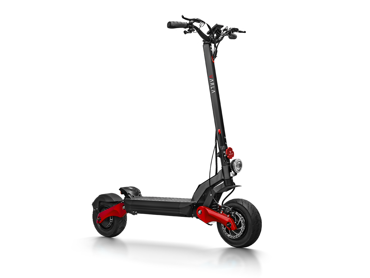 Varla Scooter: Varla Dual Motor Electric Scooter conquers all terrain