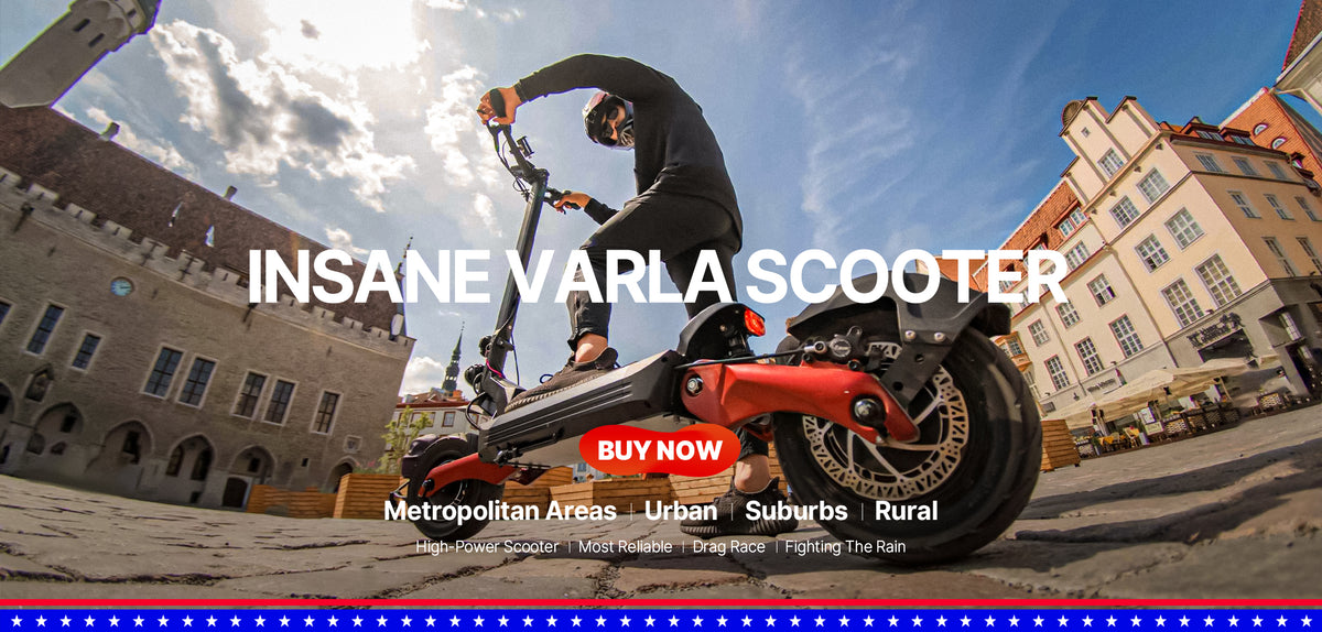 Varla Scooter: Varla Dual Motor Electric Scooter conquers all terrain