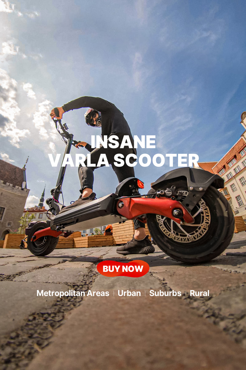 Varla Scooter: Varla Dual Motor Electric Scooter conquers all terrain