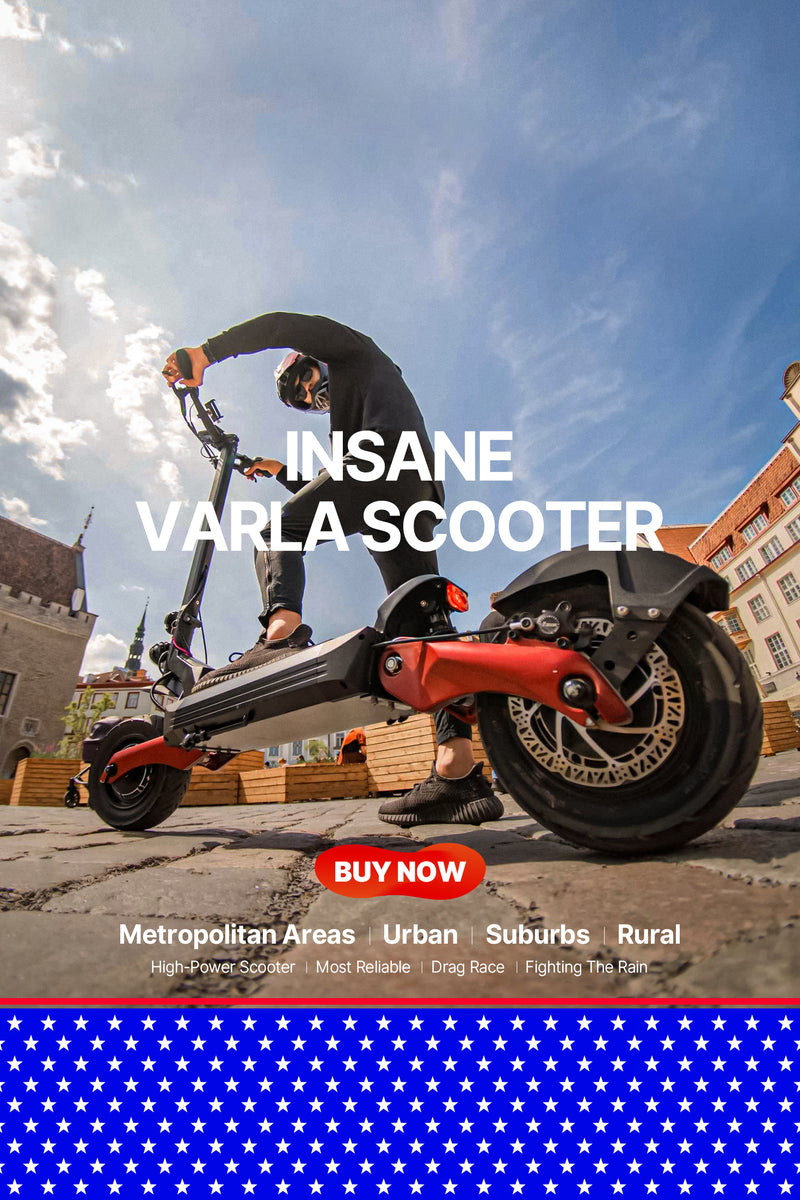 Varla Scooter: Varla Dual Motor Electric Scooter conquers all terrain